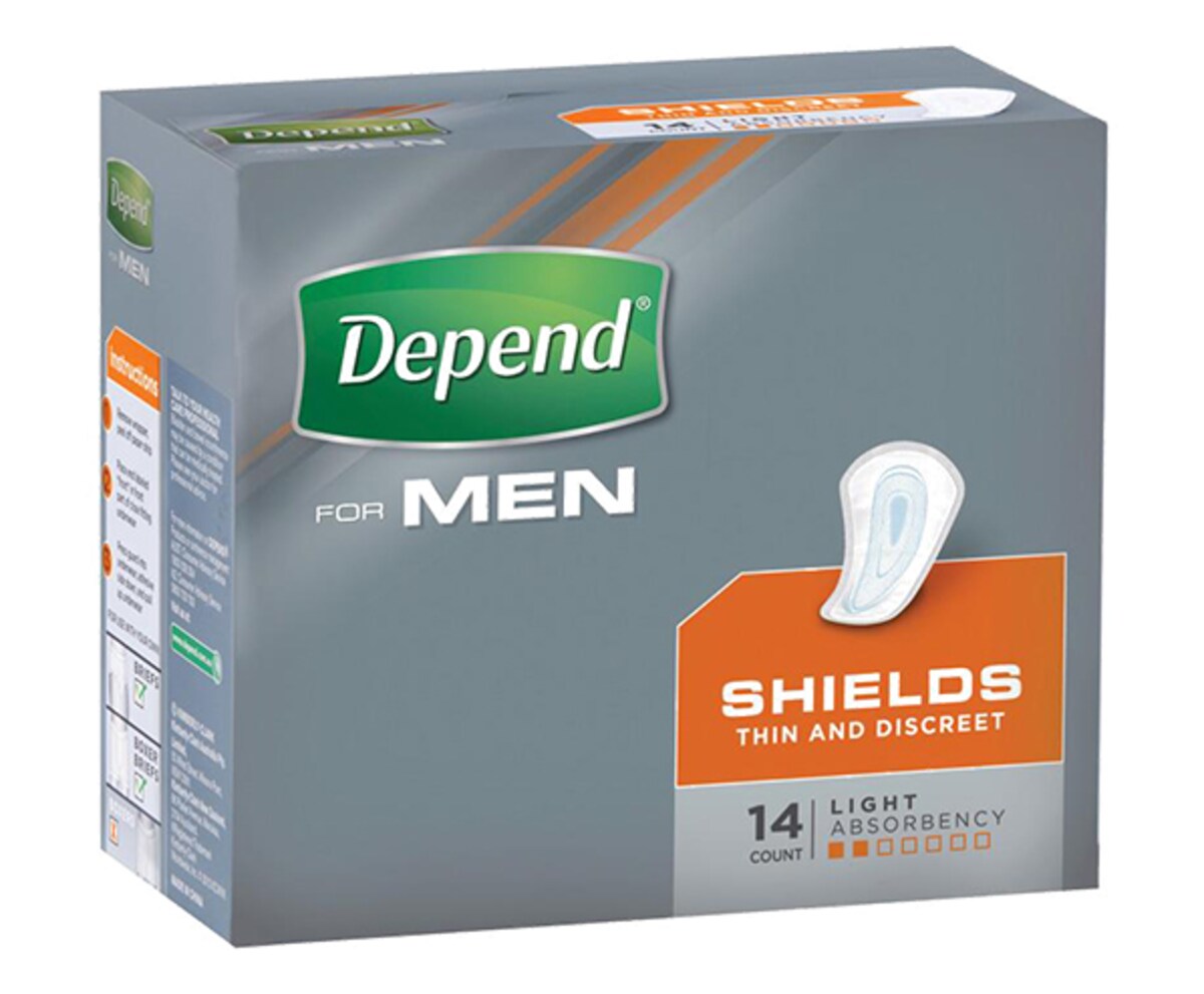 Depend Shields For Men 14 Pack | Healthylife