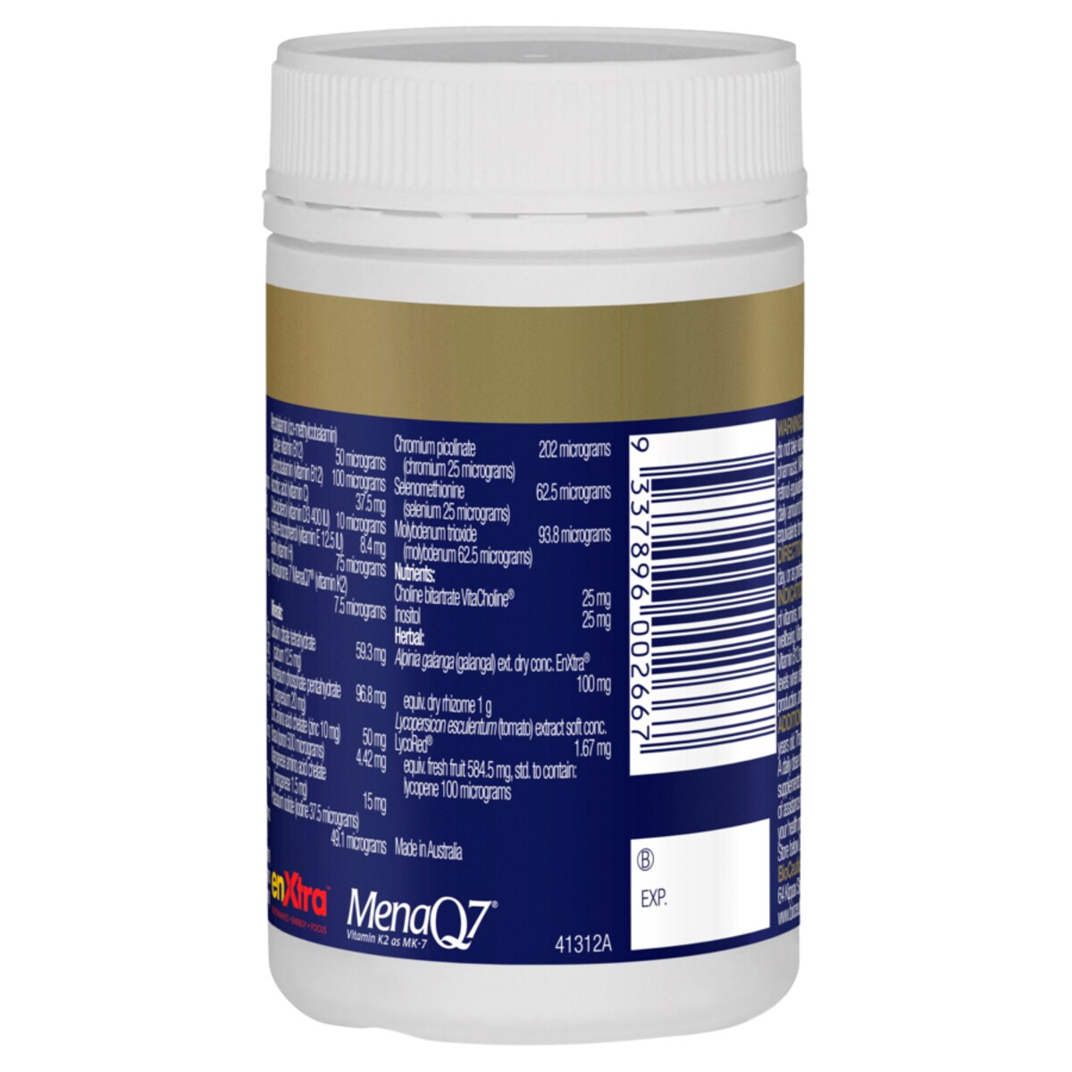 BioCeuticals Mens Essentials 120 Capsules