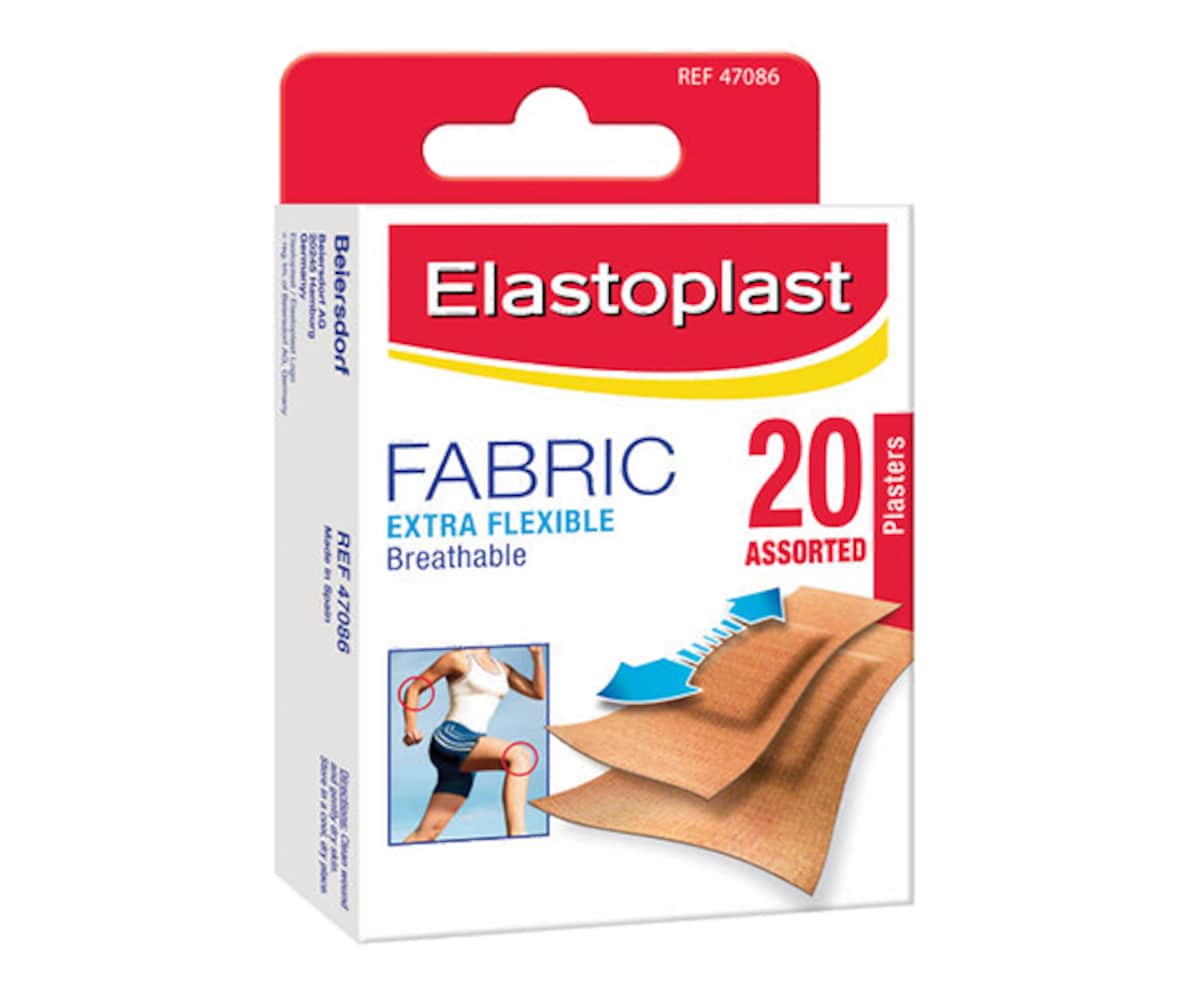 Elastoplast Fabric Extra Flexible Plasters Assorted 20 Pack | Healthylife