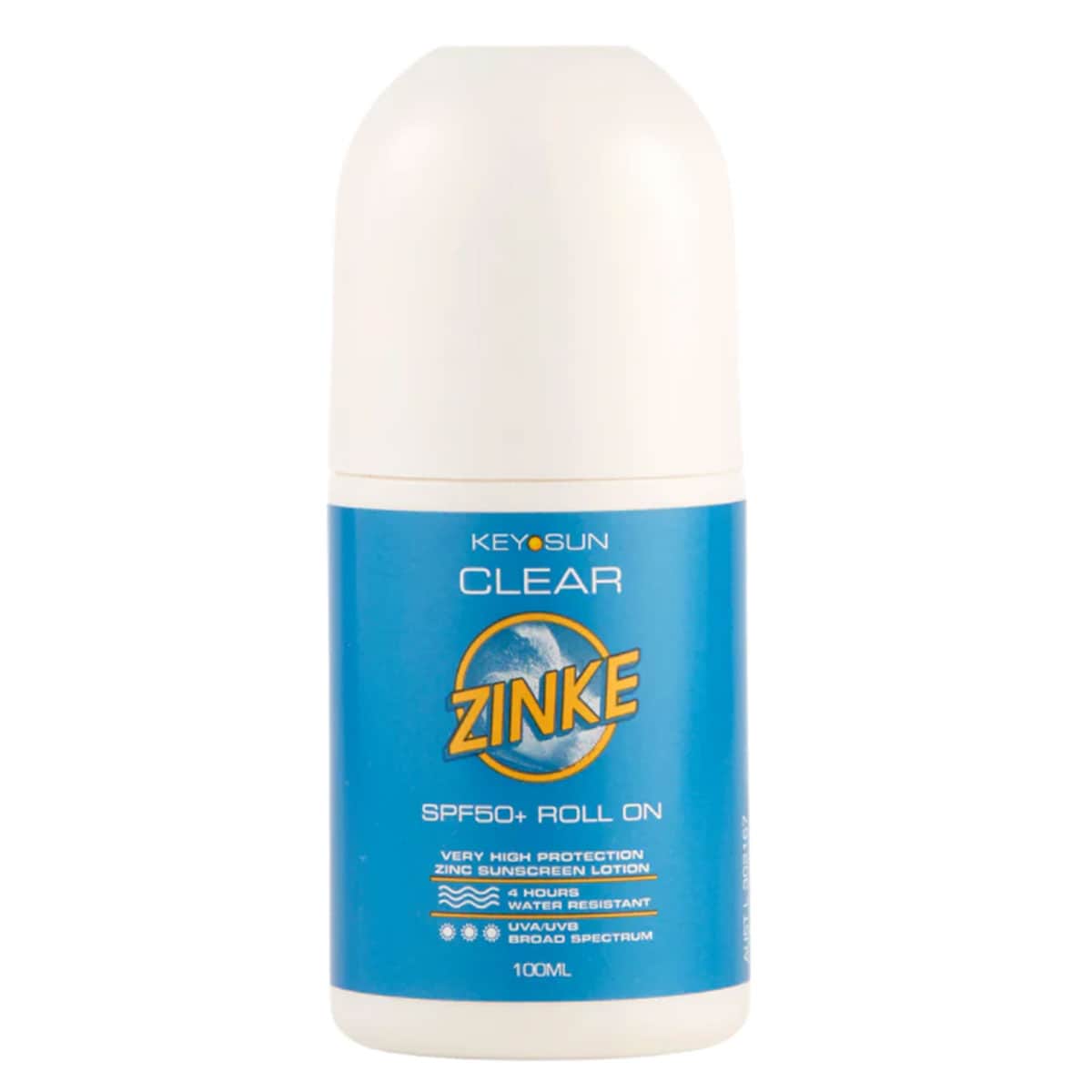 Key Sun Zinke Clear Zinke SPF 50+ Roll On 100mL | Healthylife