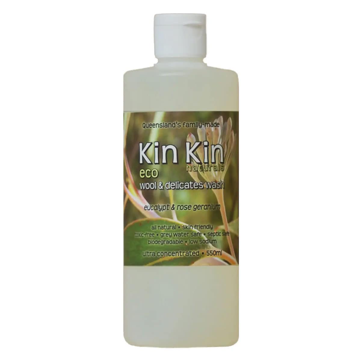 Kin Kin Naturals Eco Wool and Delicates Wash 550ml | Healthylife