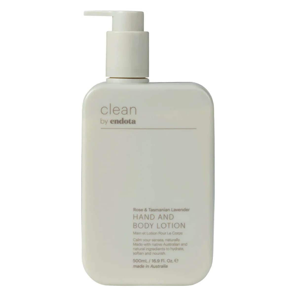 Endota Clean Rose & Tasmanian Lavender Hand & Body Lotion 500ml ...