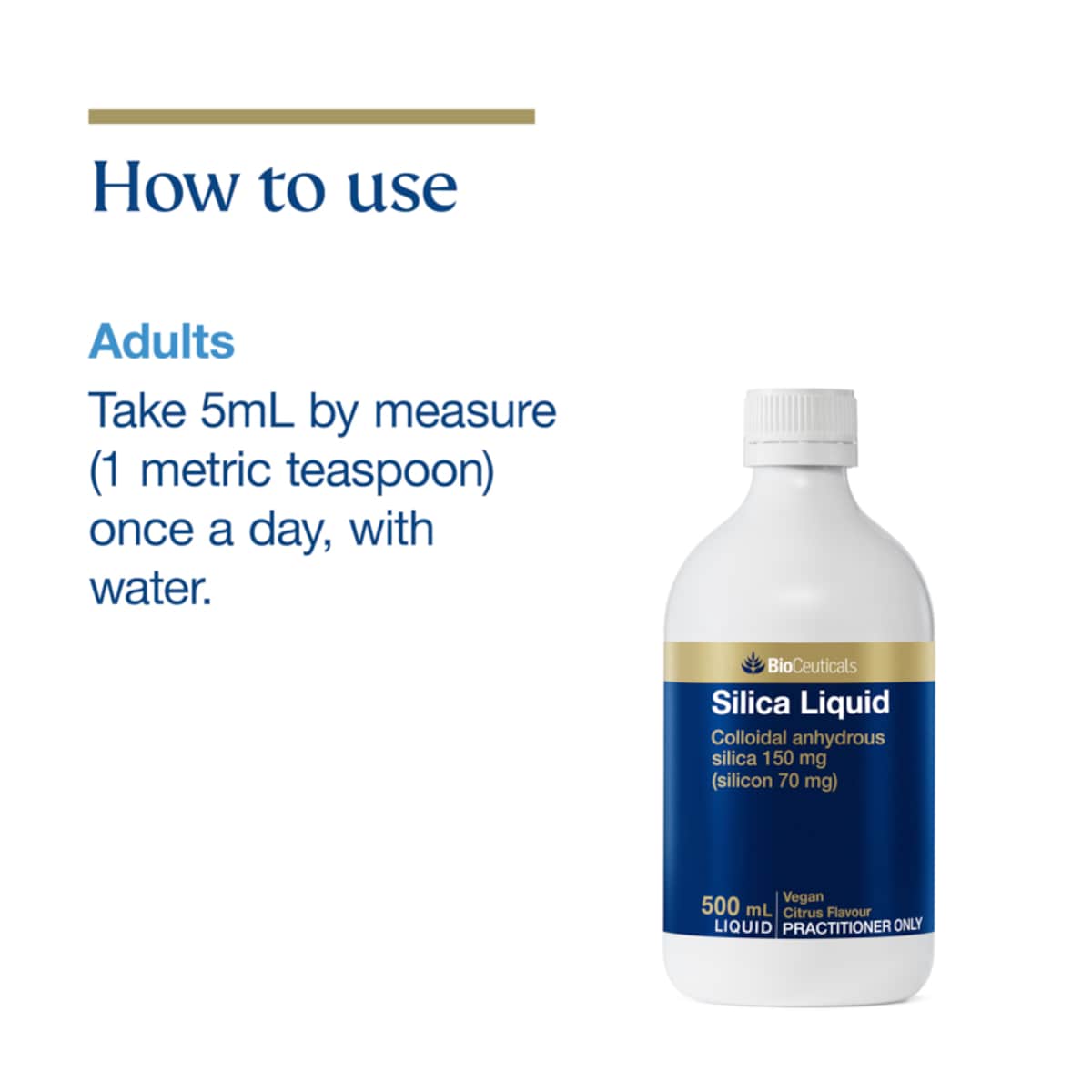 BioCeuticals Silica Liquid 500ml