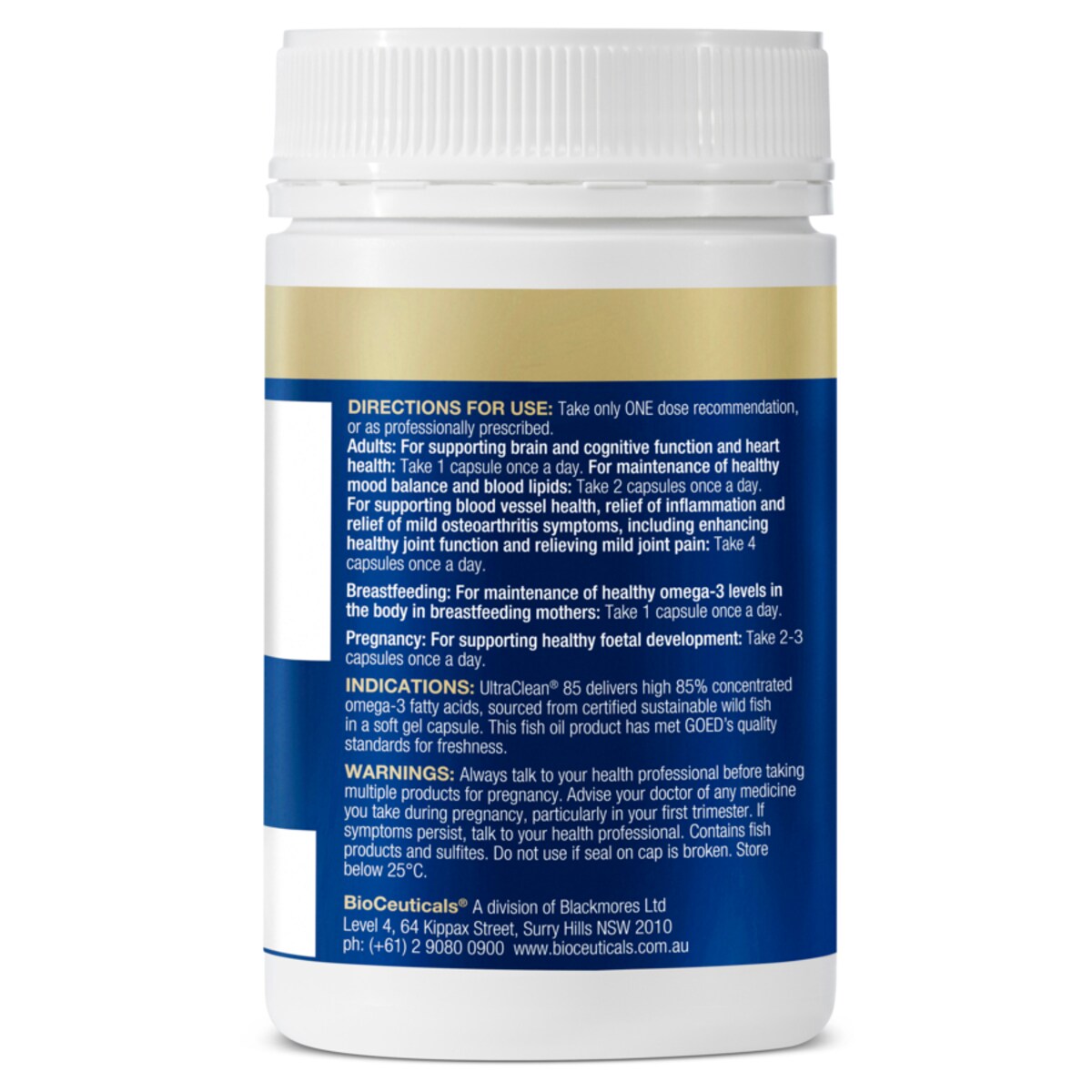 BioCeuticals UltraClean 85 120 Capsules