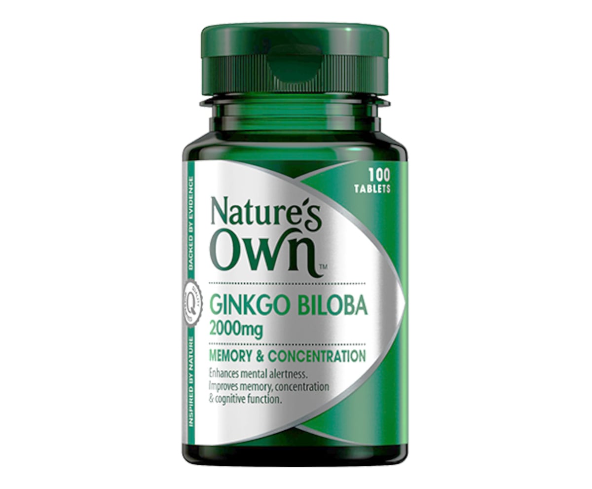 Natures Own Ginkgo Biloba 2000mg 100 Tablets