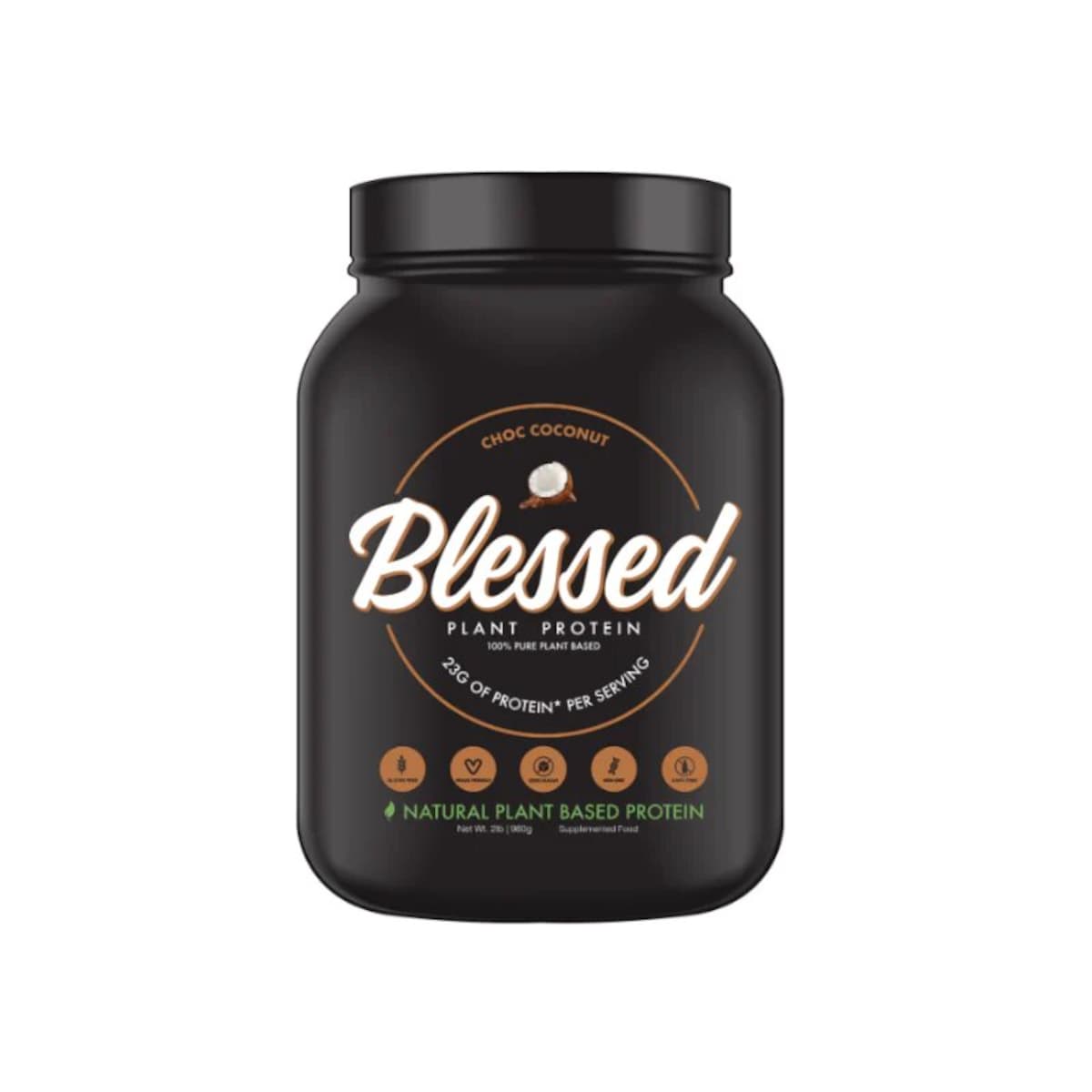 Blessed Protein Choc Coconut 2Lb | Healthylife