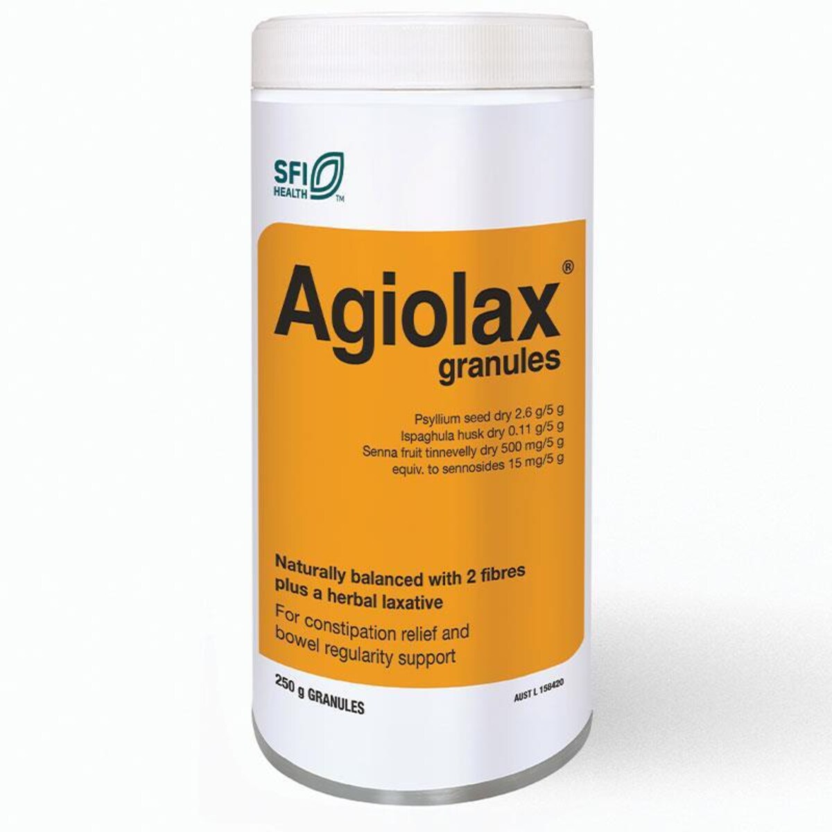 Agiolax Granules Laxative & Fibre Supplement 250g