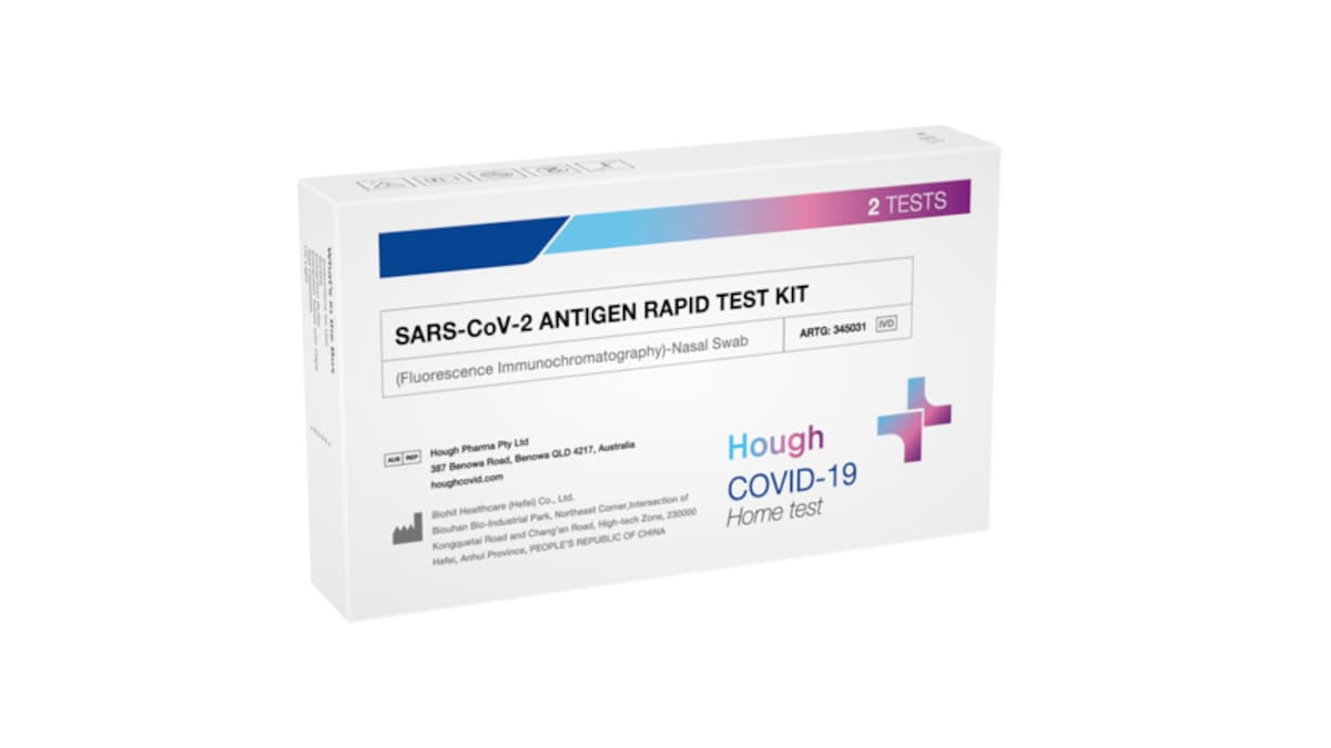 SARS-CoV-2 Antigen Rapid Test Kit Nasal Swab - 2pk