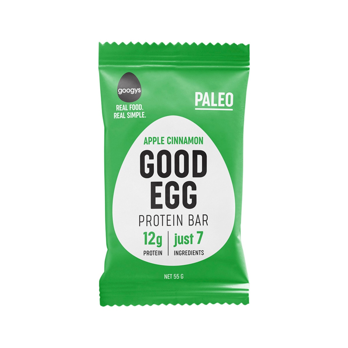 Googy's Good Egg Protein Bar Apple Cinnamon 55g | Healthylife