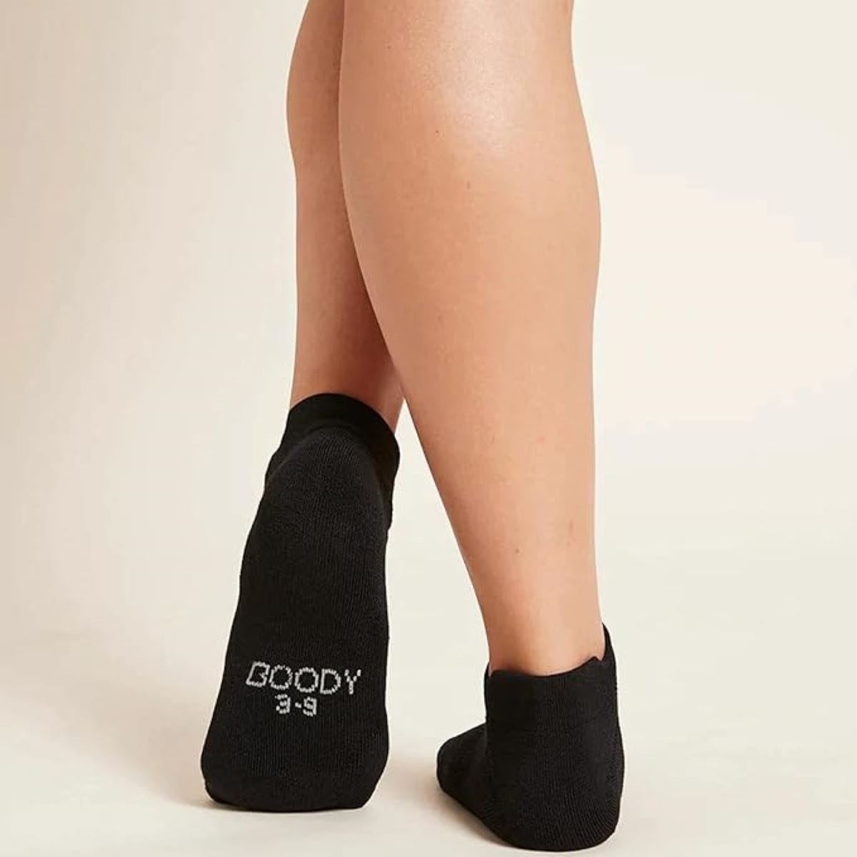Boody Women's Invisible Socks Black 6-9