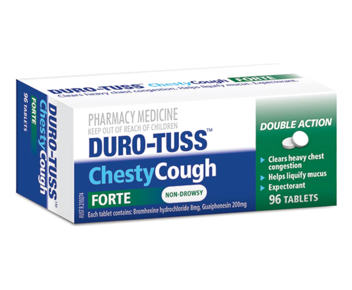 Durotuss Chesty Cough Forte 96 Tablets | Healthylife