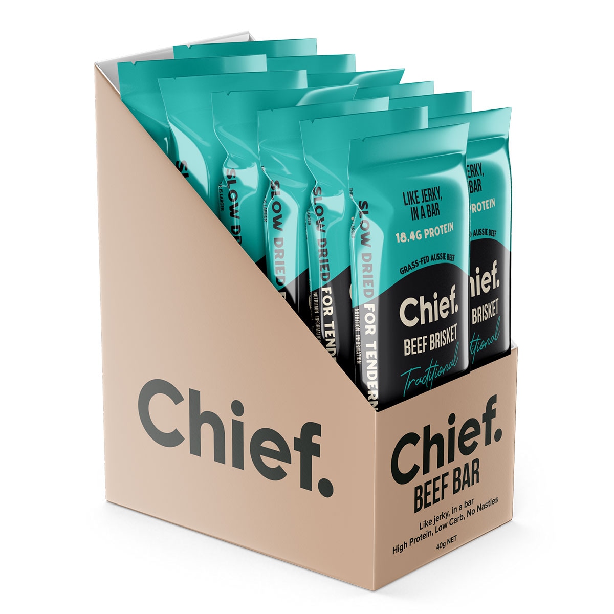 Chief Traditional Beef Bar 40g
