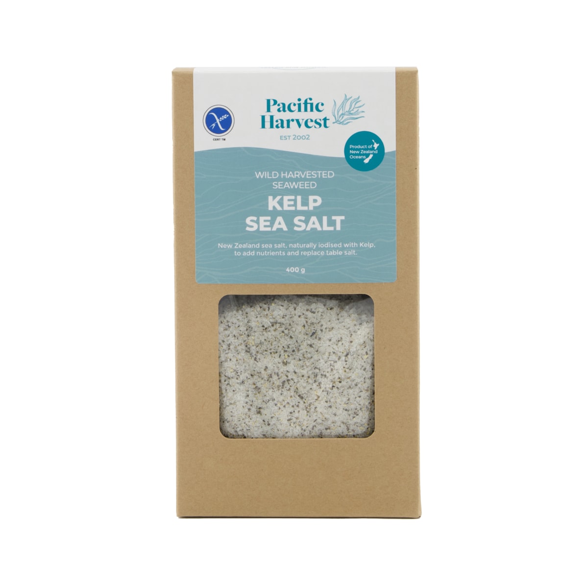 Pacific Harvest Kelp Salt Naturally Iodised 400g