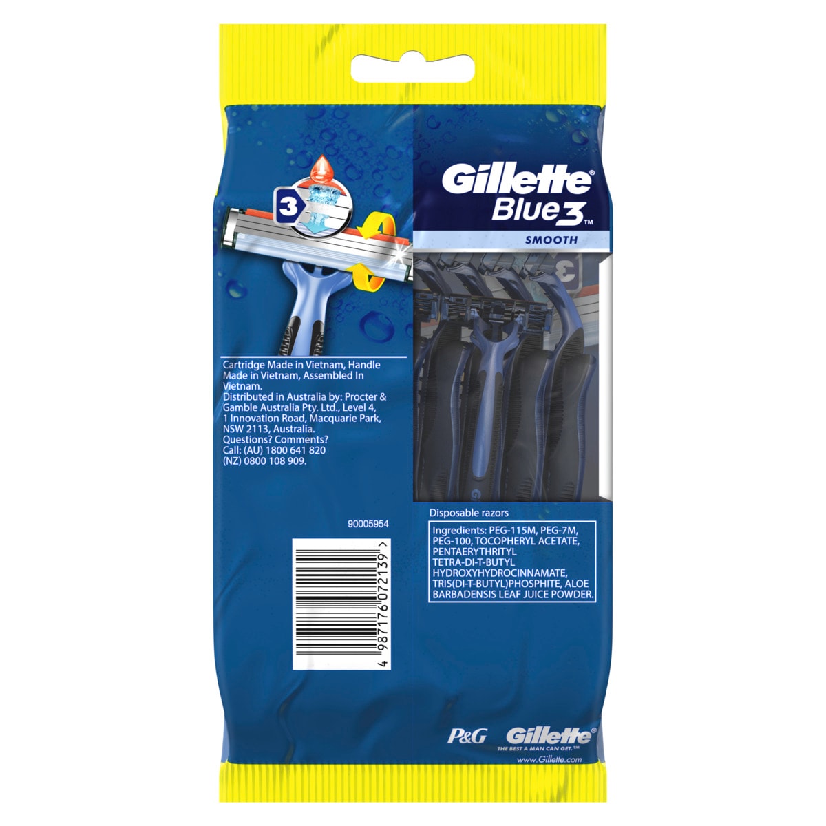 Gillette Blue III Disposable Razors 20 Pack