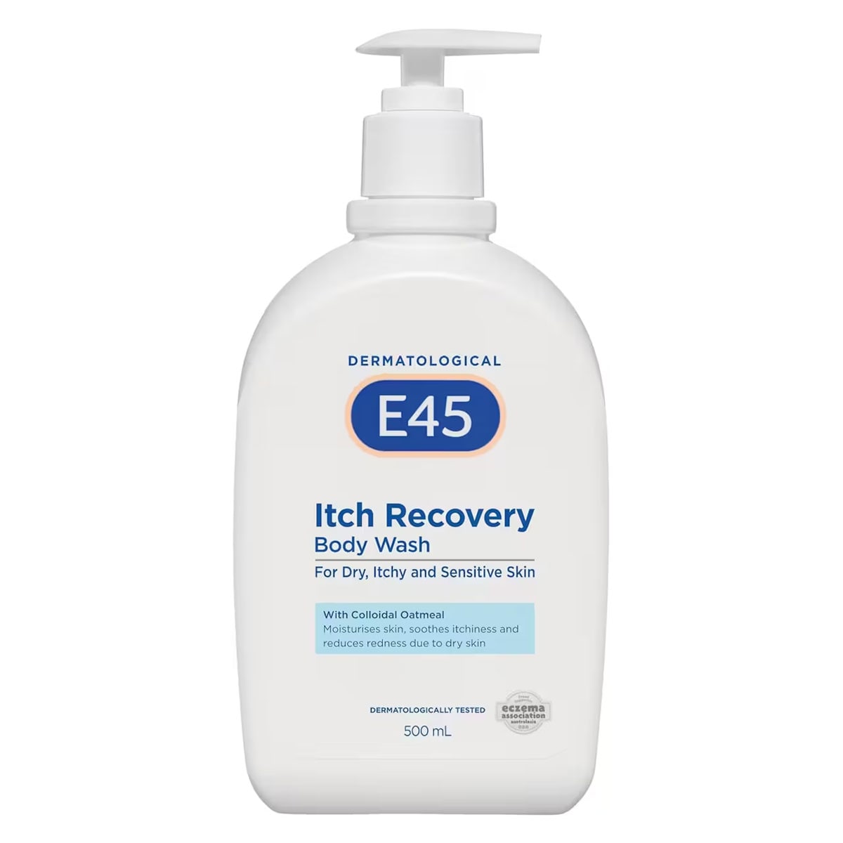 E45 Itch Recovery Moisturising Wash 500mL | Healthylife