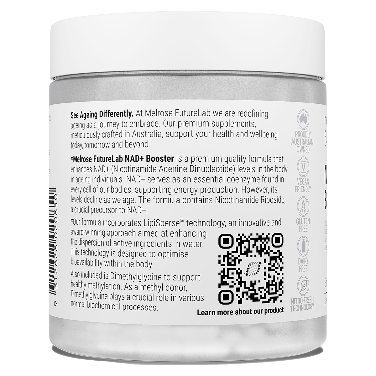 Melrose FutureLab NAD+ Booster 30 Capsules