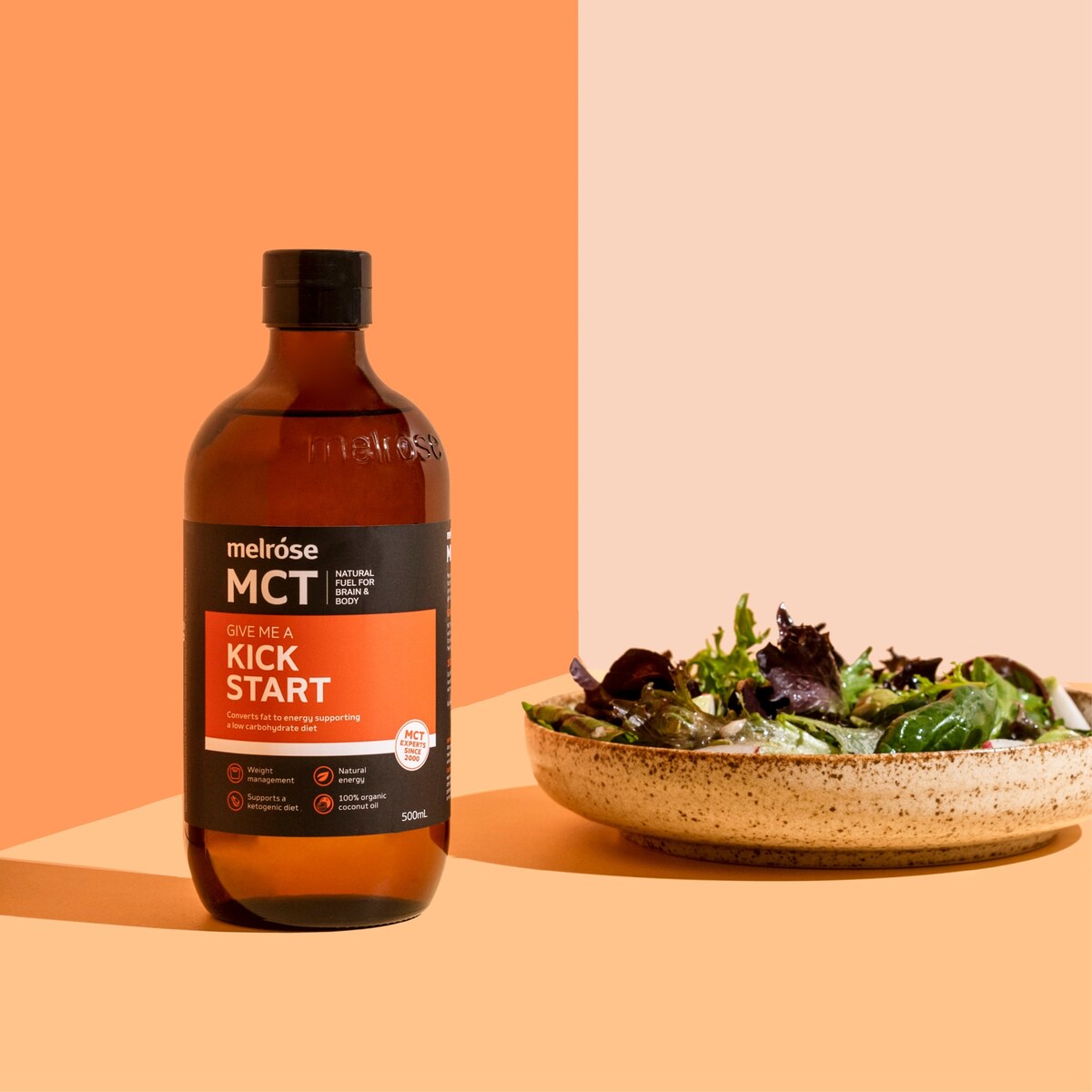 Melrose MCT Oil Kick Start 500ml | Healthylife