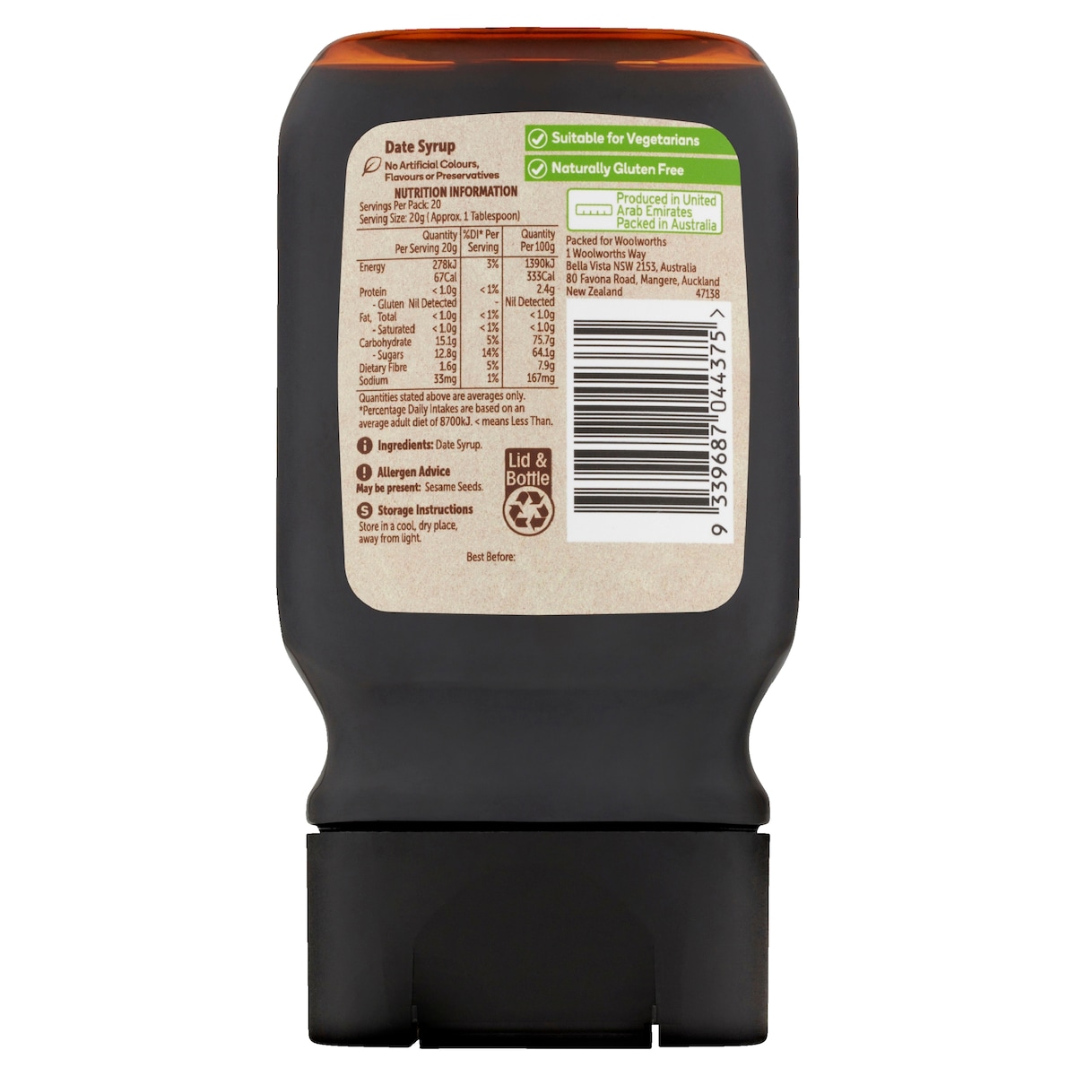 Macro Date Syrup 400g