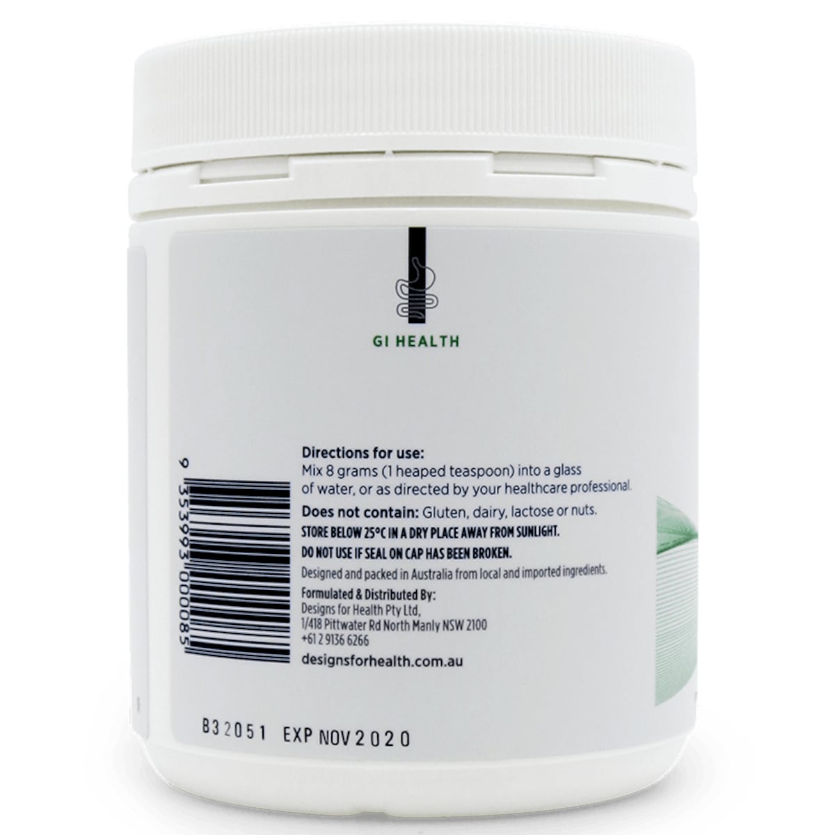 Designs for Health GI-Revive Powder 225g