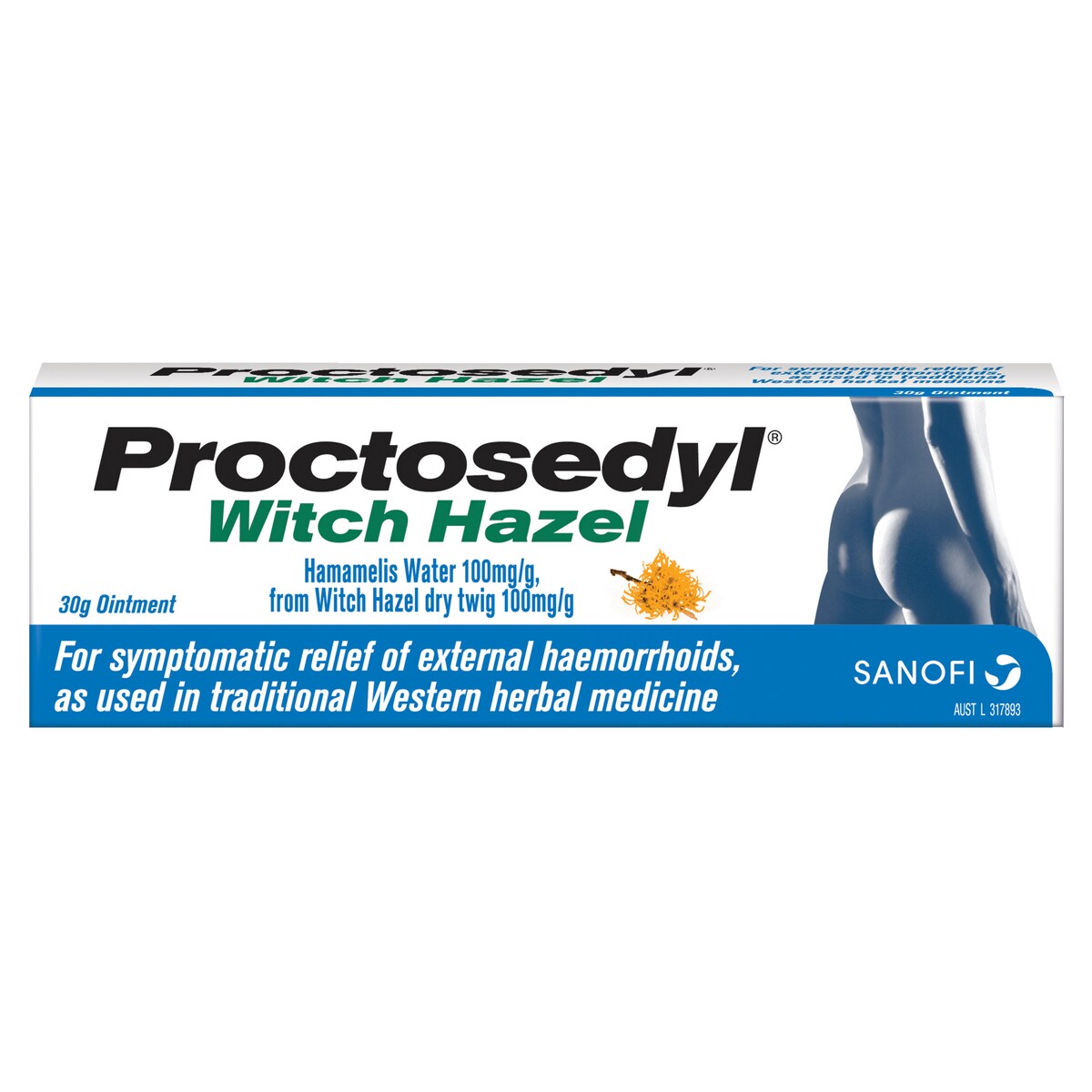 Proctosedyl Haemorrhoids Relief Ointment Witch Hazel 30g