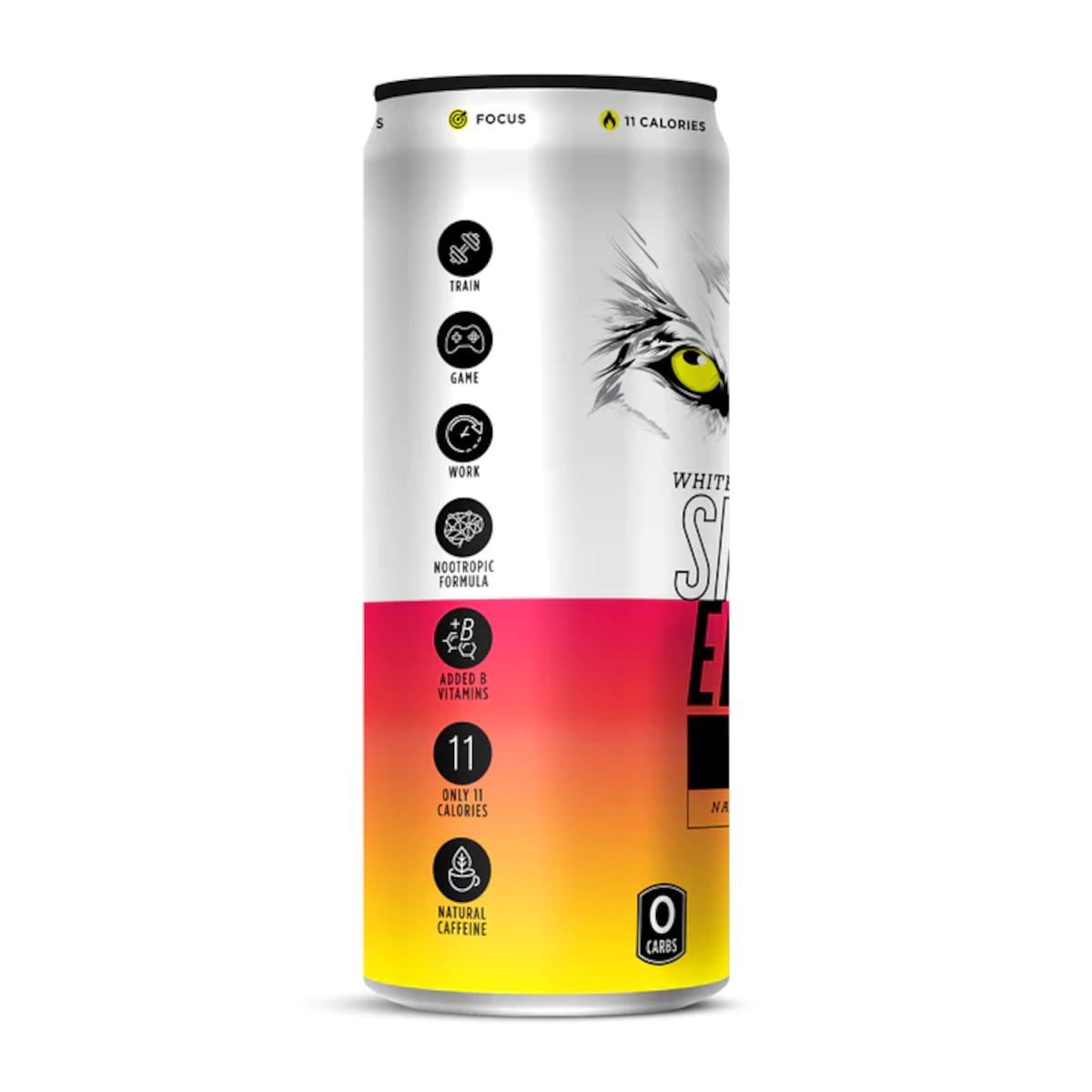 White Wolf Smart Energy Drink Raspberry Lemonade 12 x 330ml