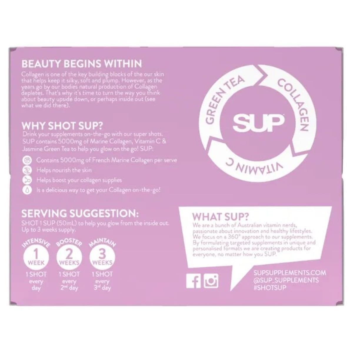 SUP Inner Glow Collagen 8 x 50ml