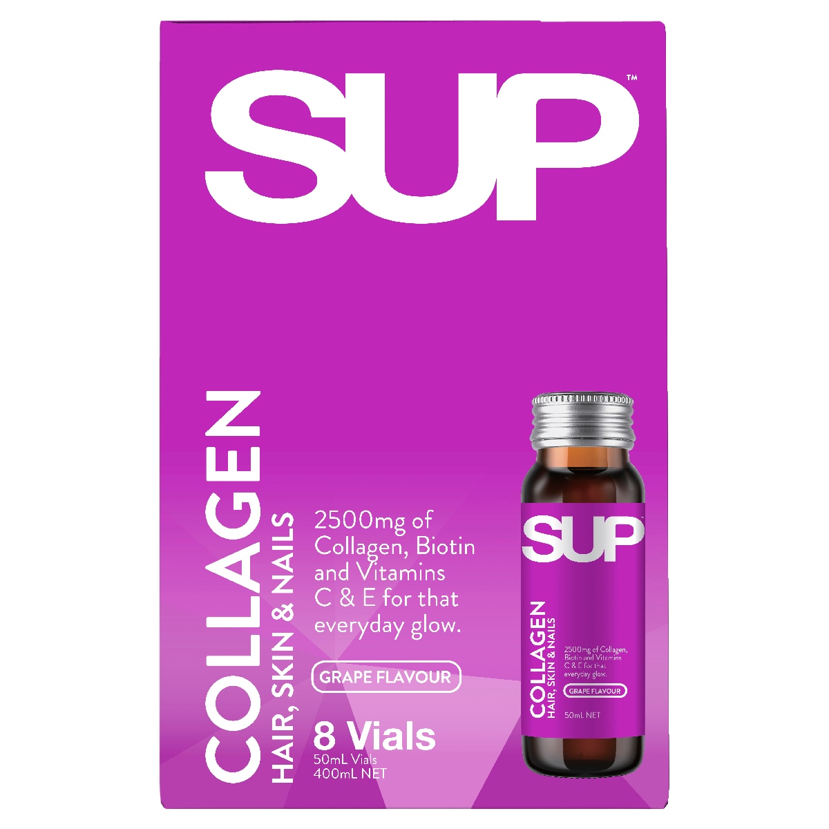 SUP Shots Collagen Hair Skin & Nails 8 x 50ml