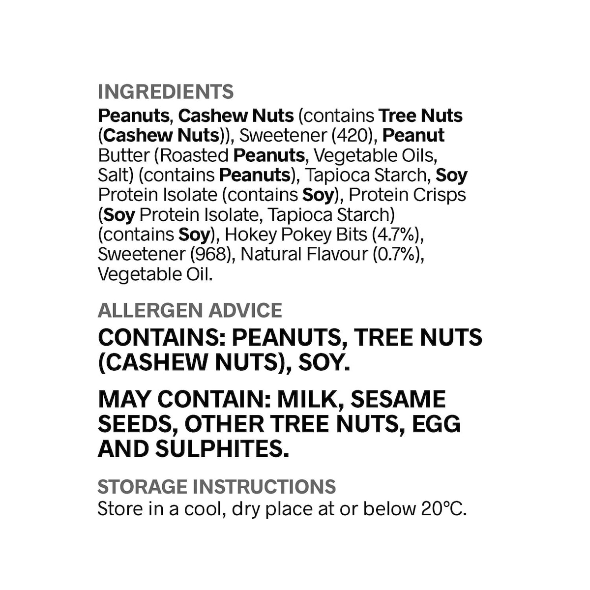 My Muscle Chef Low Carb Bar Honeycomb 12 x 50g