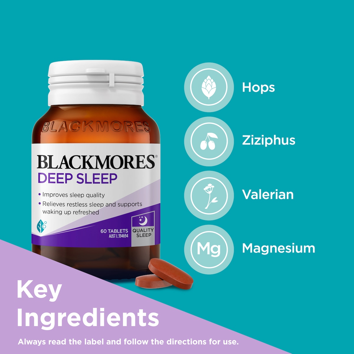 Blackmores Deep Sleep 60 Tablets