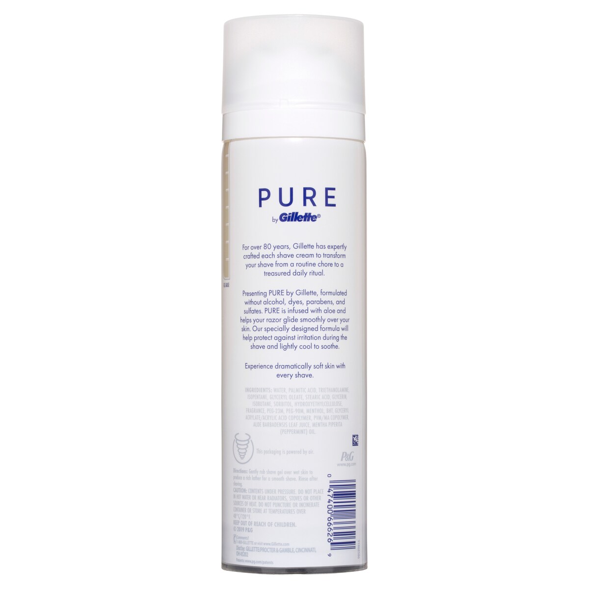 Gillette Pure Soothing Shaving Gel with Aloe 170g