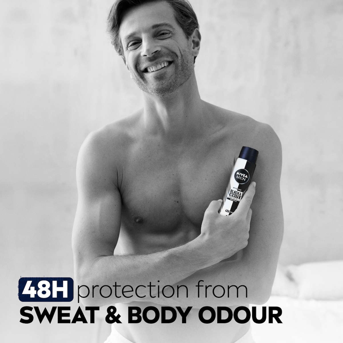 Nivea Men Invisible Black & White Anti-Perspirant Deodarant Spray ...