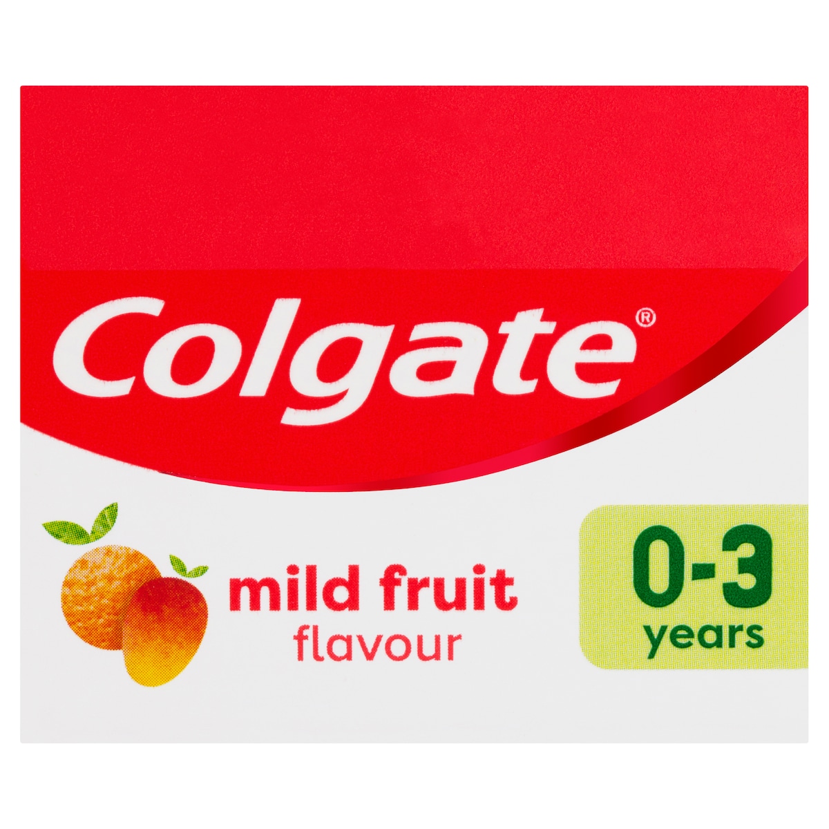 Colgate Kids 0 - 3 Years Fluoride Toothpaste Mild Fruit 80g