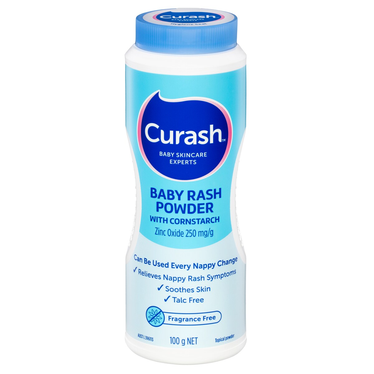Curash Baby Rash Powder Fragrance Free 100g