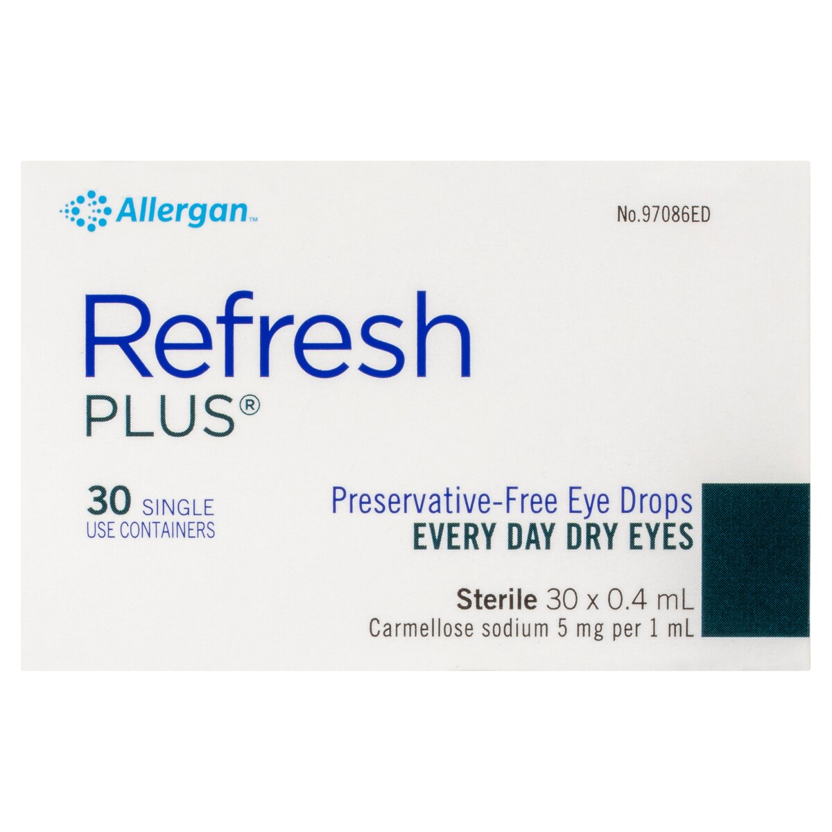 Refresh Plus Lubricant Eye Drops 0.4ml x 30 Vials
