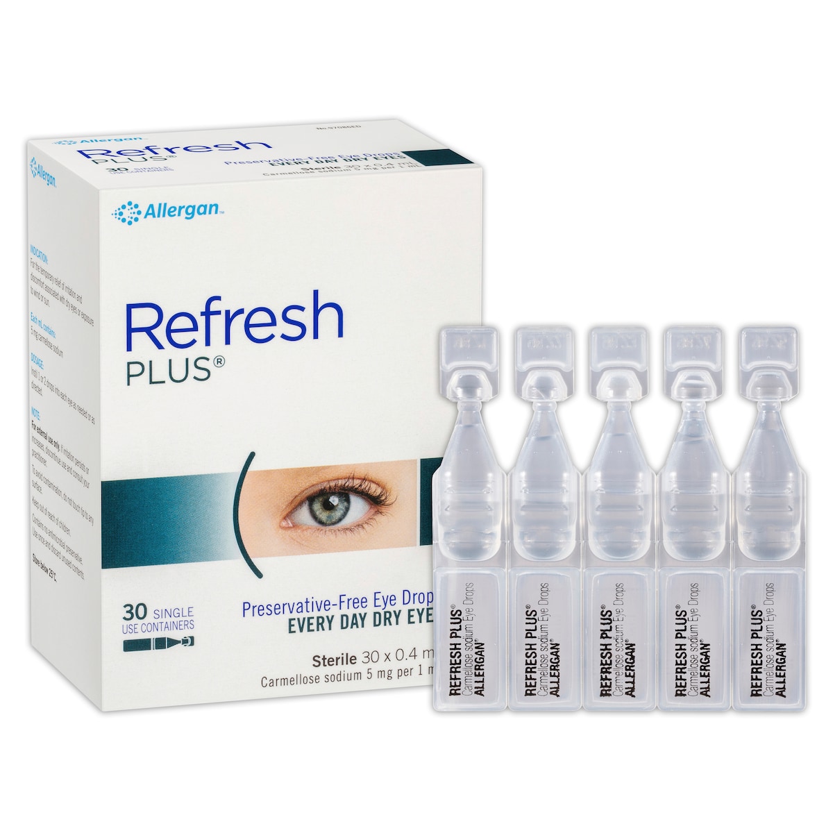 Refresh Plus Lubricant Eye Drops 0.4ml x 30 Vials