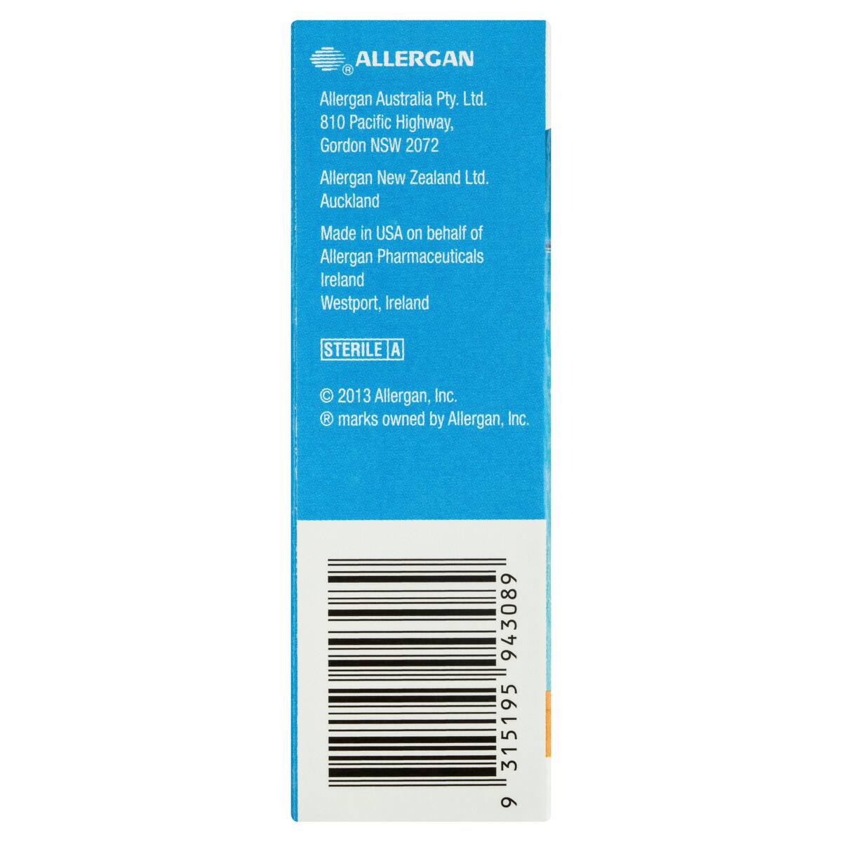 Optive Advanced Lubricant Eye Drops 15ml