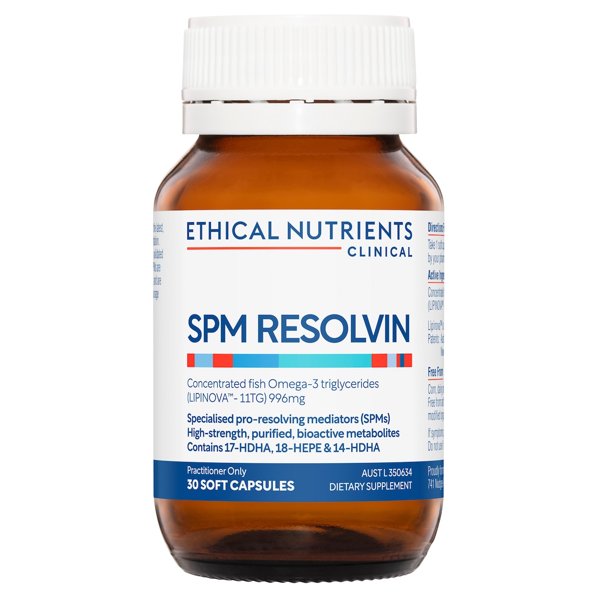 Ethical Nutrients Clinical SPM Resolvin 30 Capsules