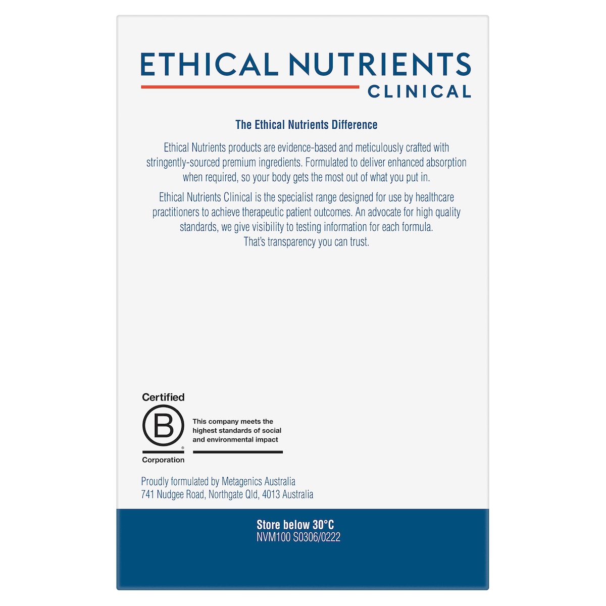 Ethical Nutrients Clinical Nervalgesic Muscle Powder 100g
