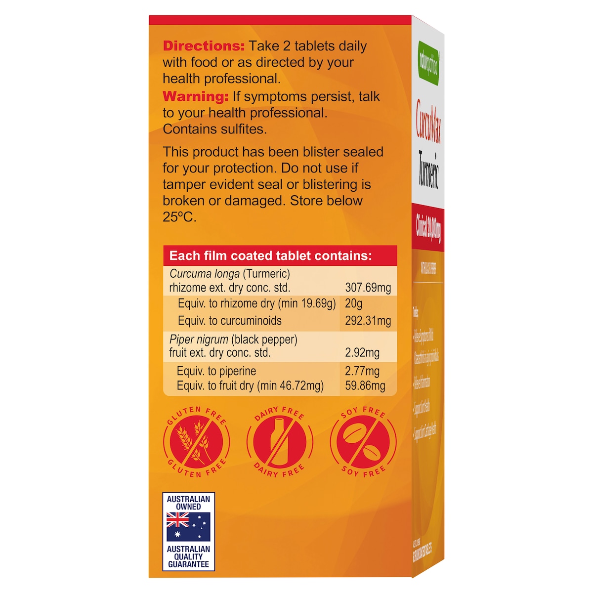 Naturopathica CurcuMax Turmeric Clinical 20000mg (60 Tablets)