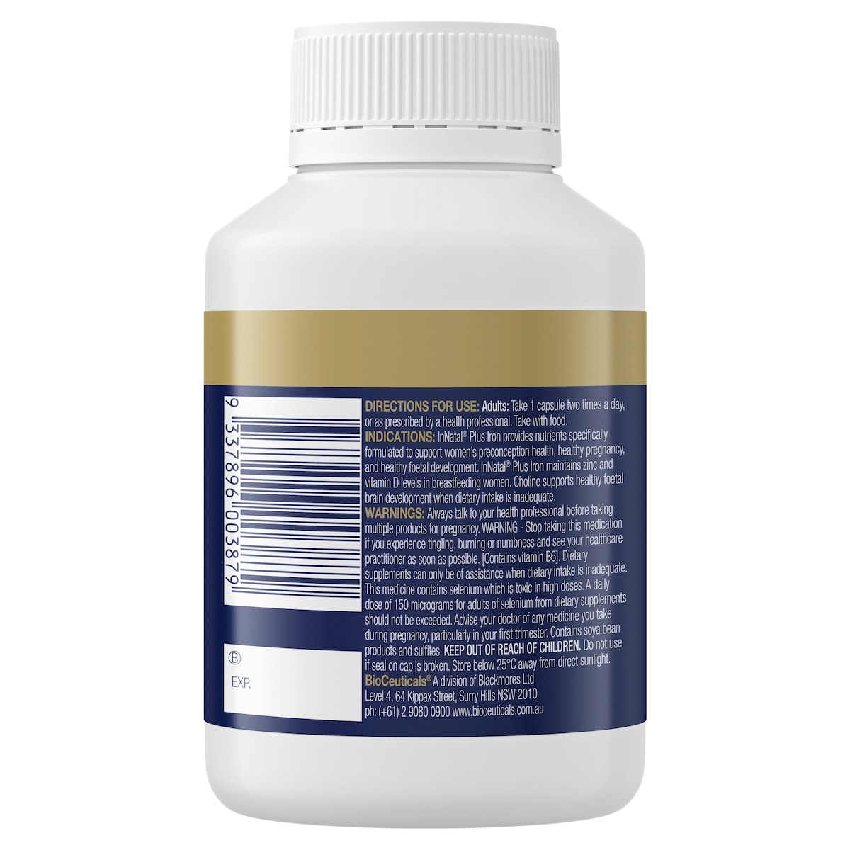 BioCeuticals InNatal Plus Iron 90 Capsules