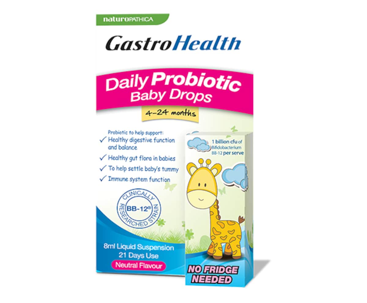 Naturopathica Gastro Health Daily Probiotic Baby Drops 8ml | Healthylife
