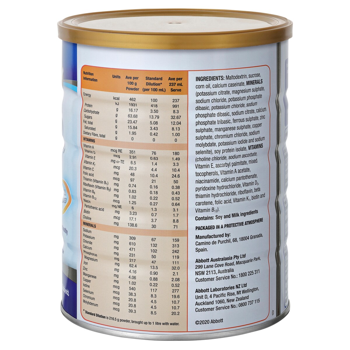 Ensure Powder Neutral 850g