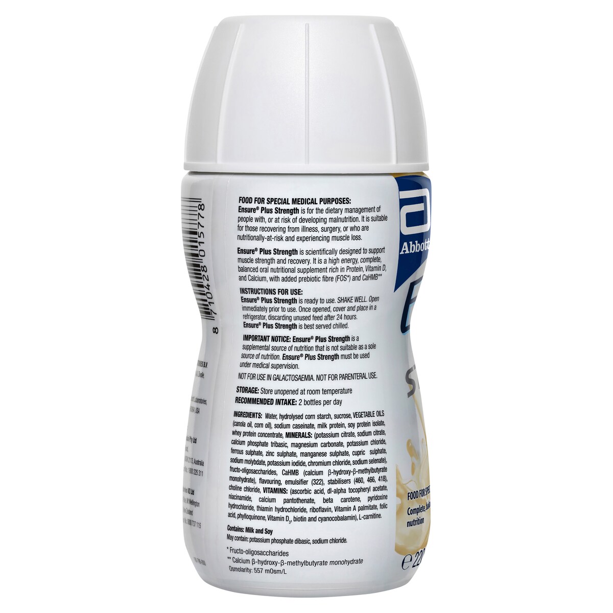 Ensure Plus Strength Ready to Drink Vanilla 220ml