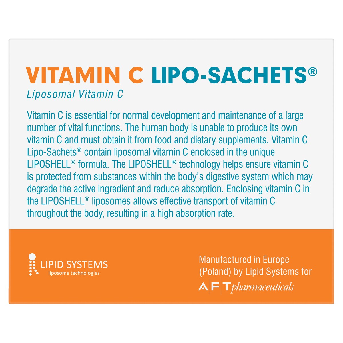 Lipo-Sachets Vitamin C Original 5g x 30 Liquid Sachets