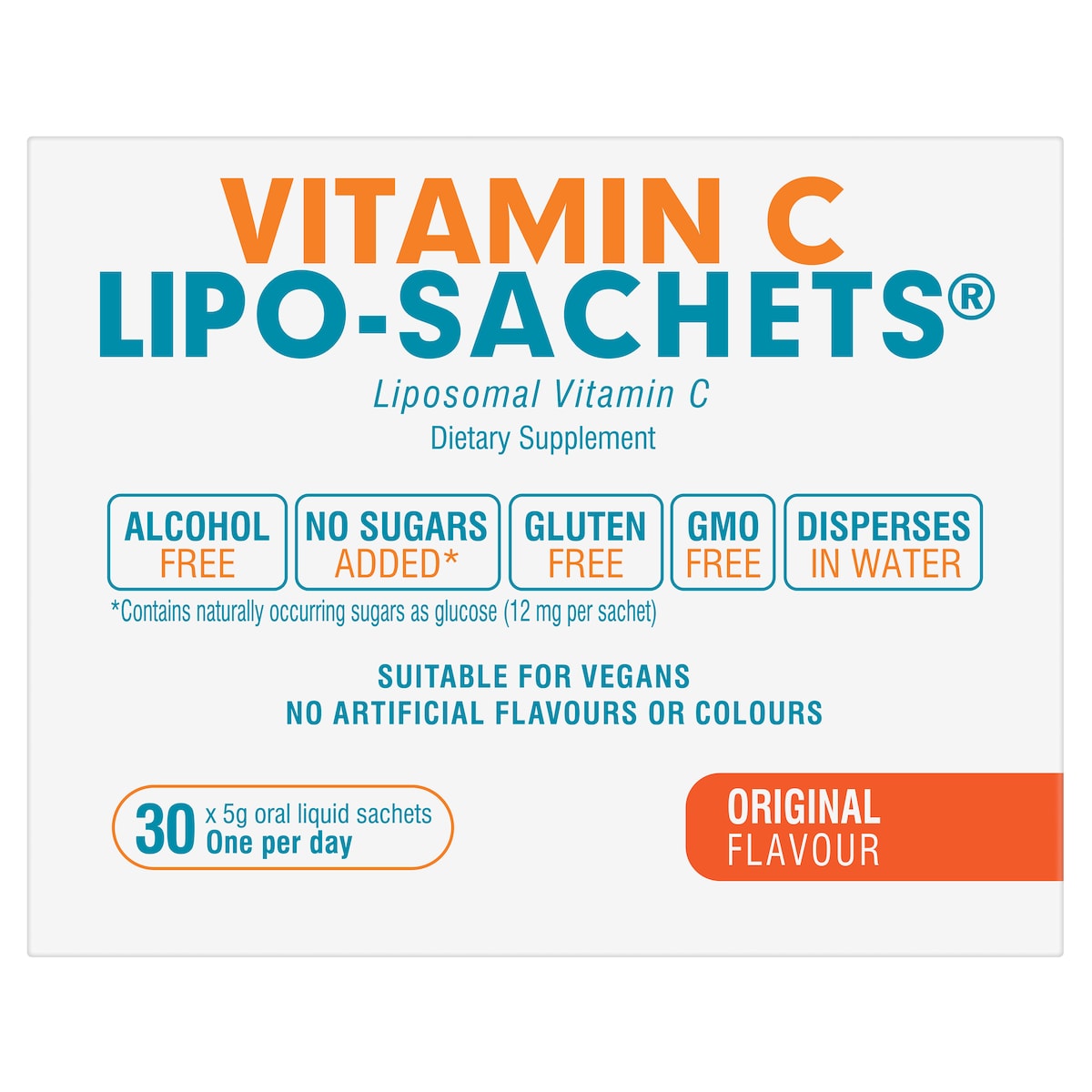 Lipo-Sachets Vitamin C Original 5g x 30 Liquid Sachets