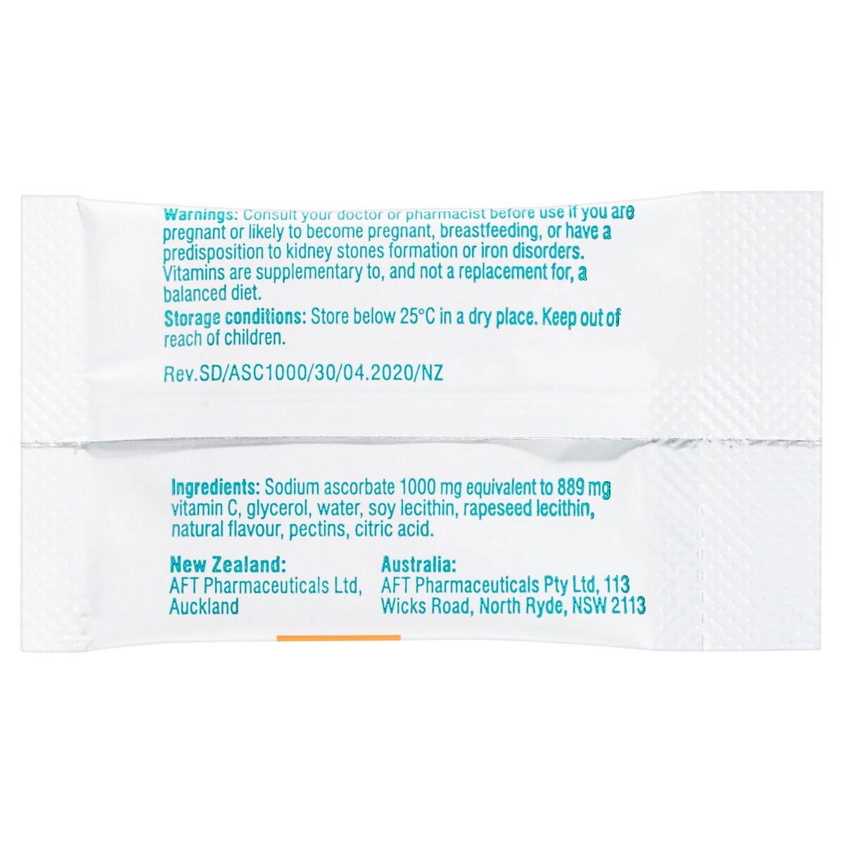 Lipo-Sachets Vitamin C Original 5g x 30 Liquid Sachets