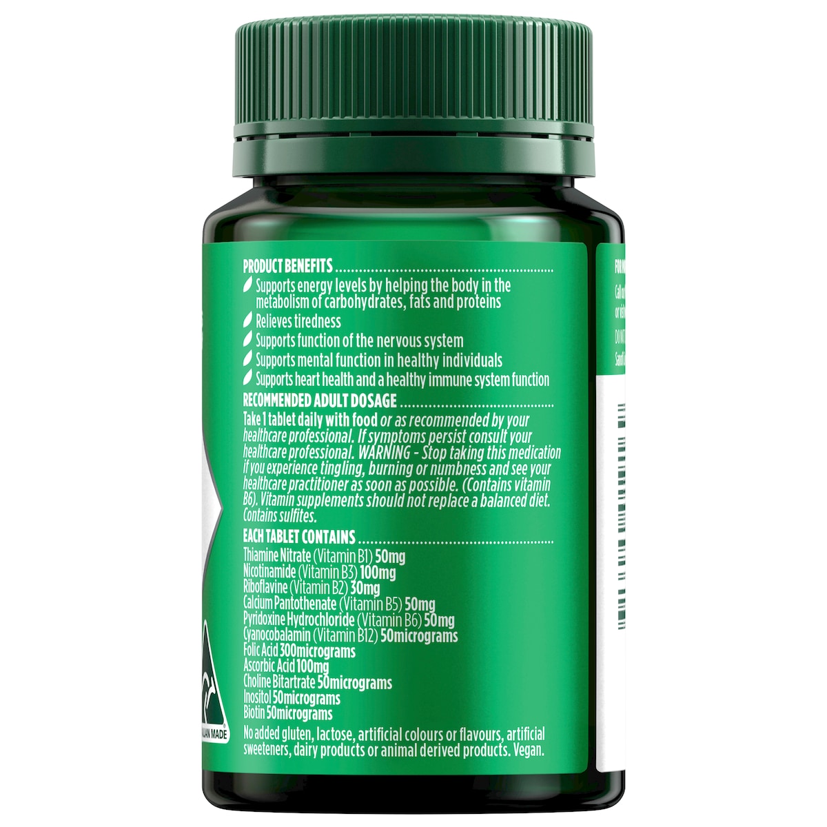 Nature's Own Super Vitamin B Complex 75 Tablets