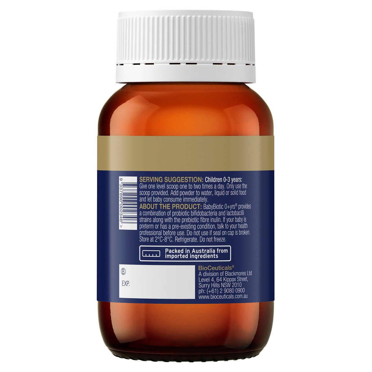 BioCeuticals BabyBiotic 0+ Years Powder 60g