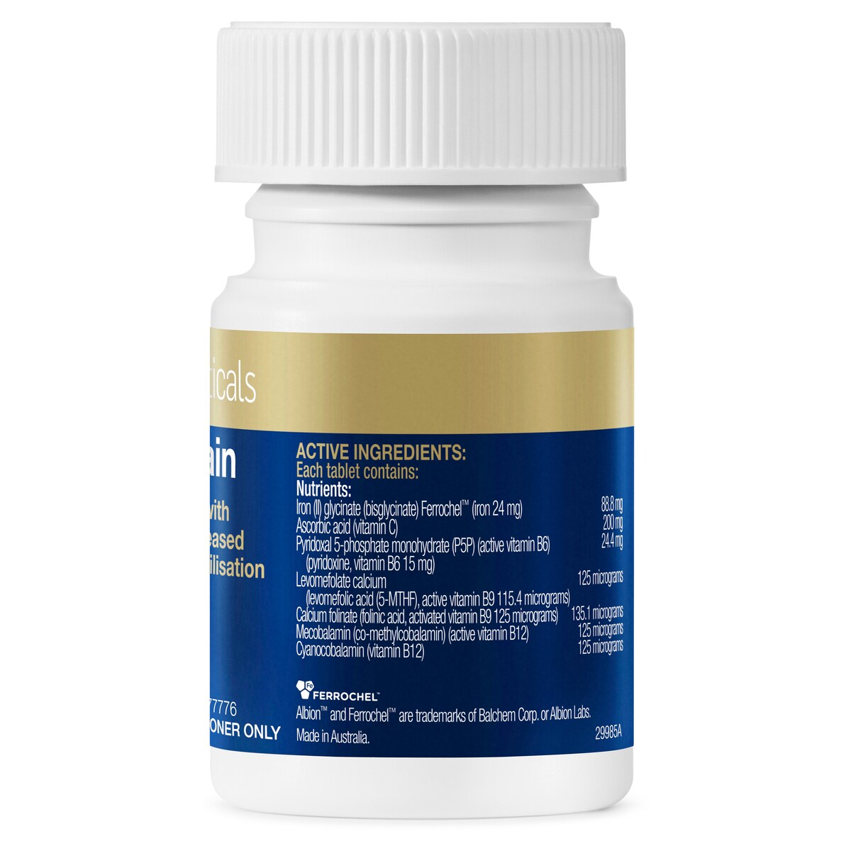 BioCeuticals Iron Sustain 30 Tablets
