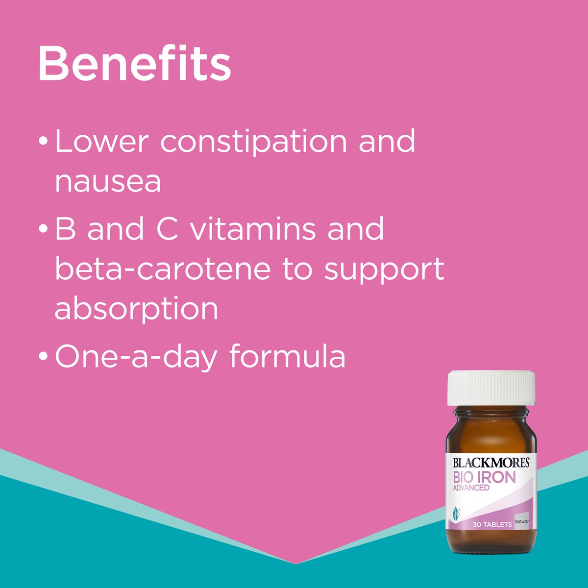 Blackmores Bio Iron Advanced 30 Tablets